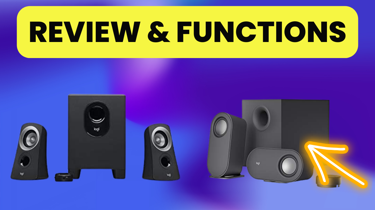 Watch Logitech speakers Z407 VS Logitech speaker z313 Review on Amazon Live