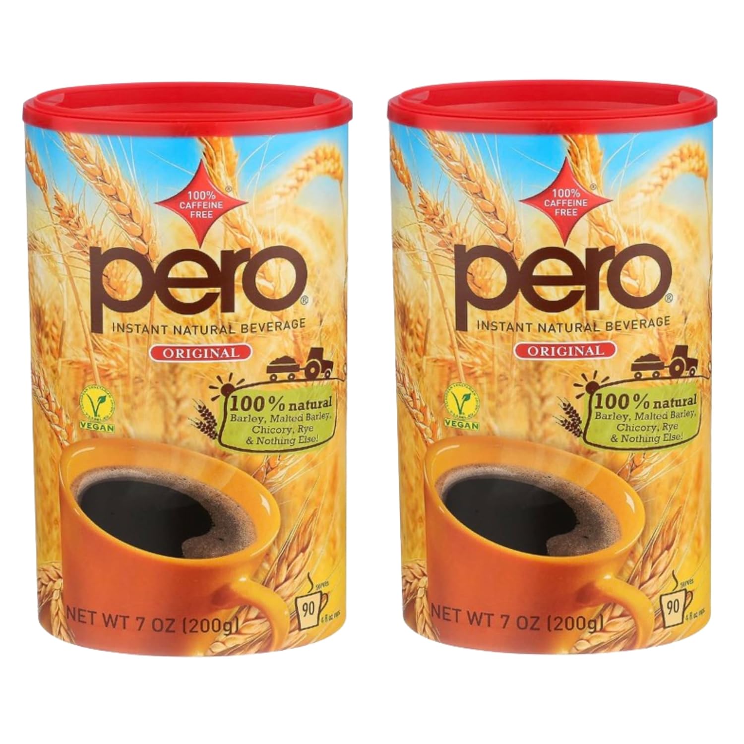 Amazon.com : Pero Instant Natural Beverage, 7-Ounce Canisters (Pack of ...