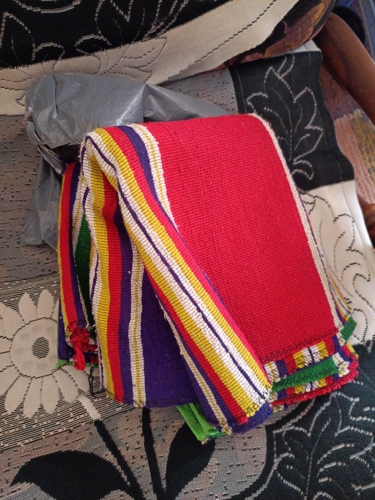 Buy P&T Premium Satranji Dari, Solapuri satranji, Cotton Carpet ...