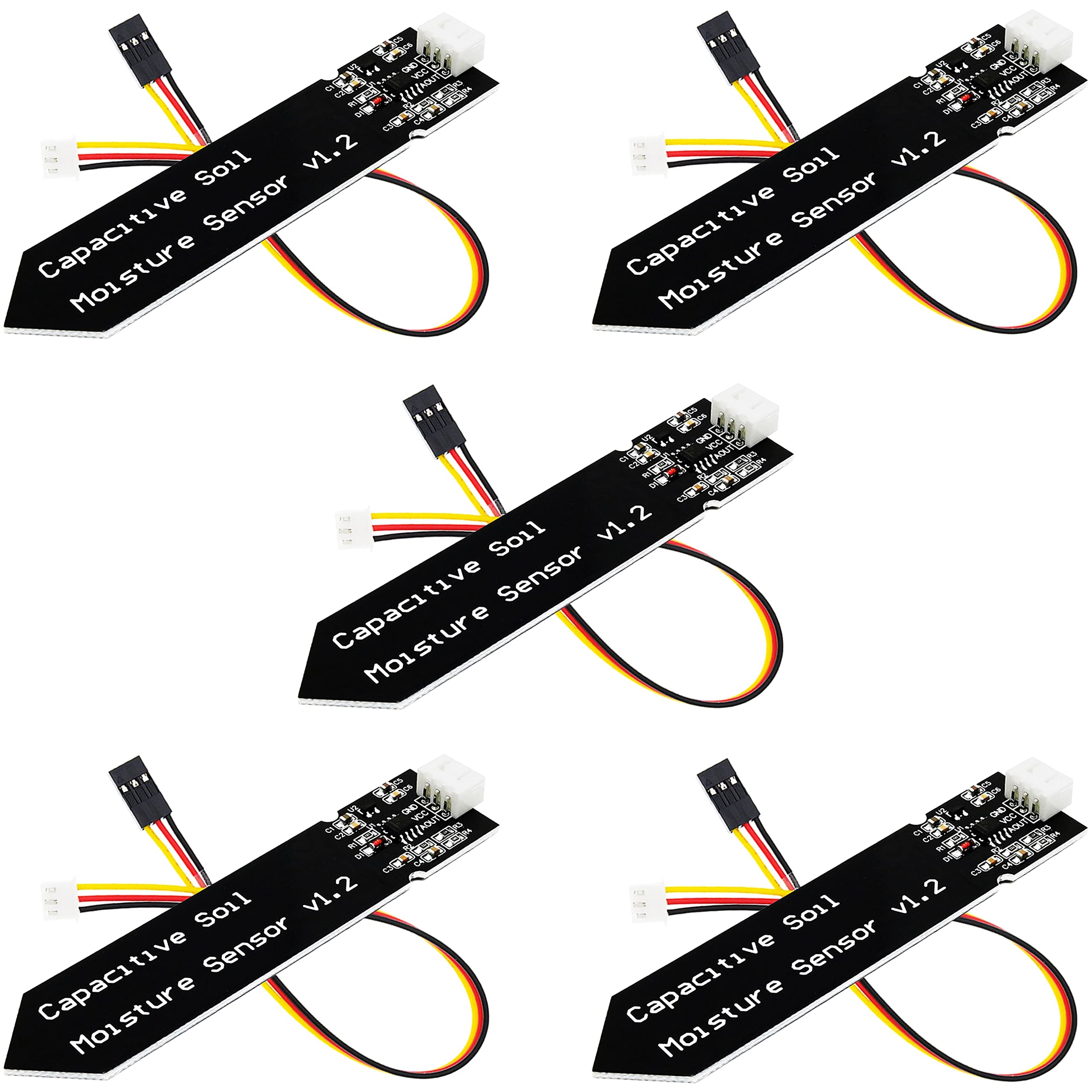 Amazon.com: DIYables Capacitive Soil Moisture Sensor Module for Arduino ...
