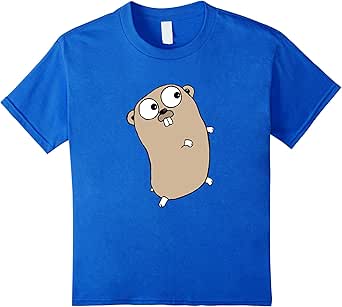Amazon.com: Go Official Logo Mascot Programming Language T-Shirt ...