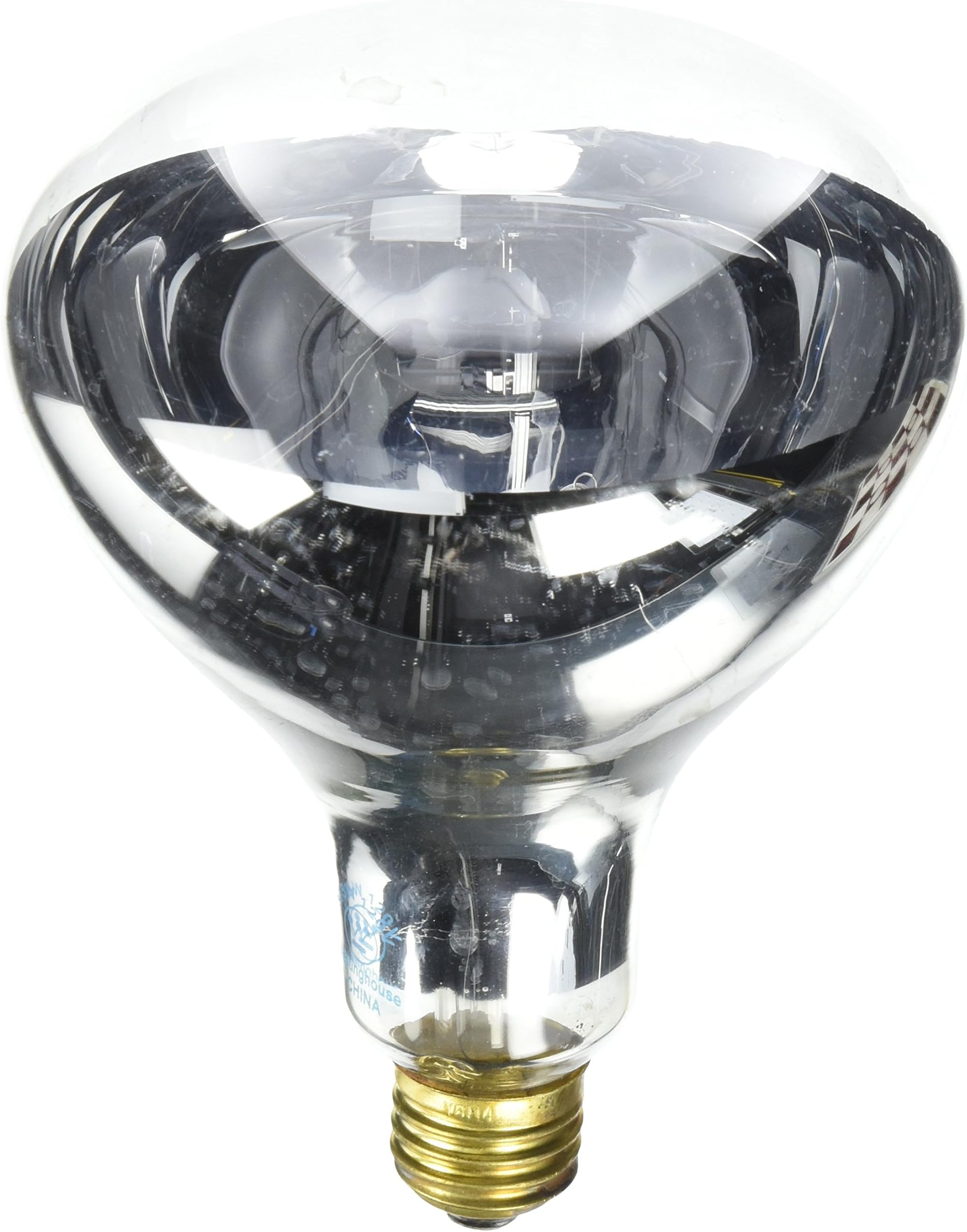 Westinghouse 375W 120V BR40 Clear Heat Lamp Reflector, E26 Base ...