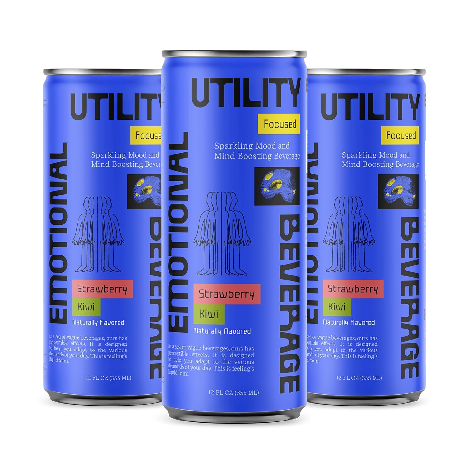 Amazon.com : Emotional Utility Beverage - Focused: Strawberry Kiwi ...