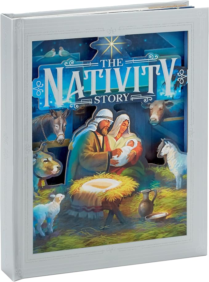 Amazon.com: Hallmark Nativity Story Pop-Up Book with Light and Sound ...