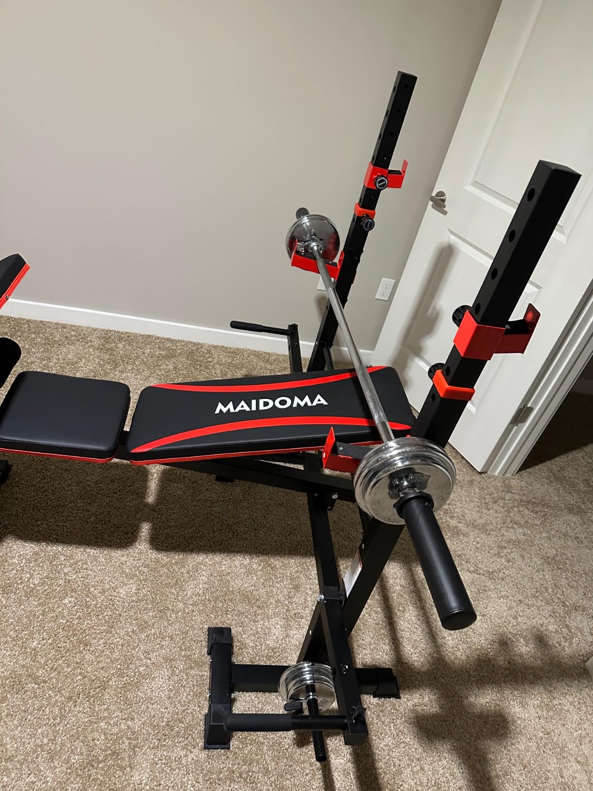 $38/mo - Finance 1500LBS 6 in 1 Weight Bench Set with Leg Extension ...