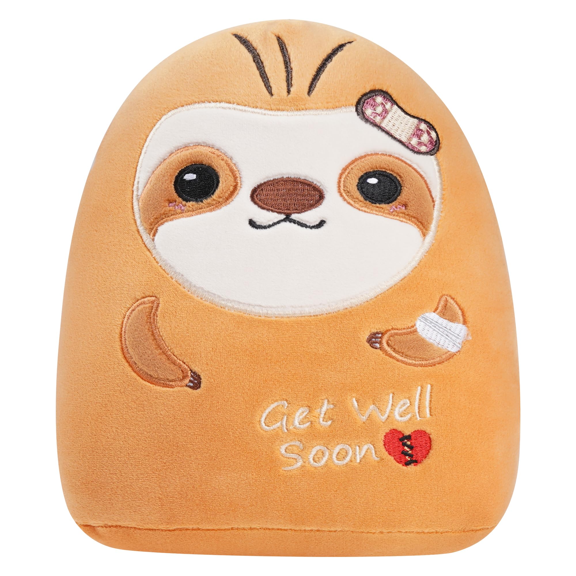 Amazon.com: SEAOPOP Get Well Soon Plush - 7.8 Inch Sloth Plush Pillow ...