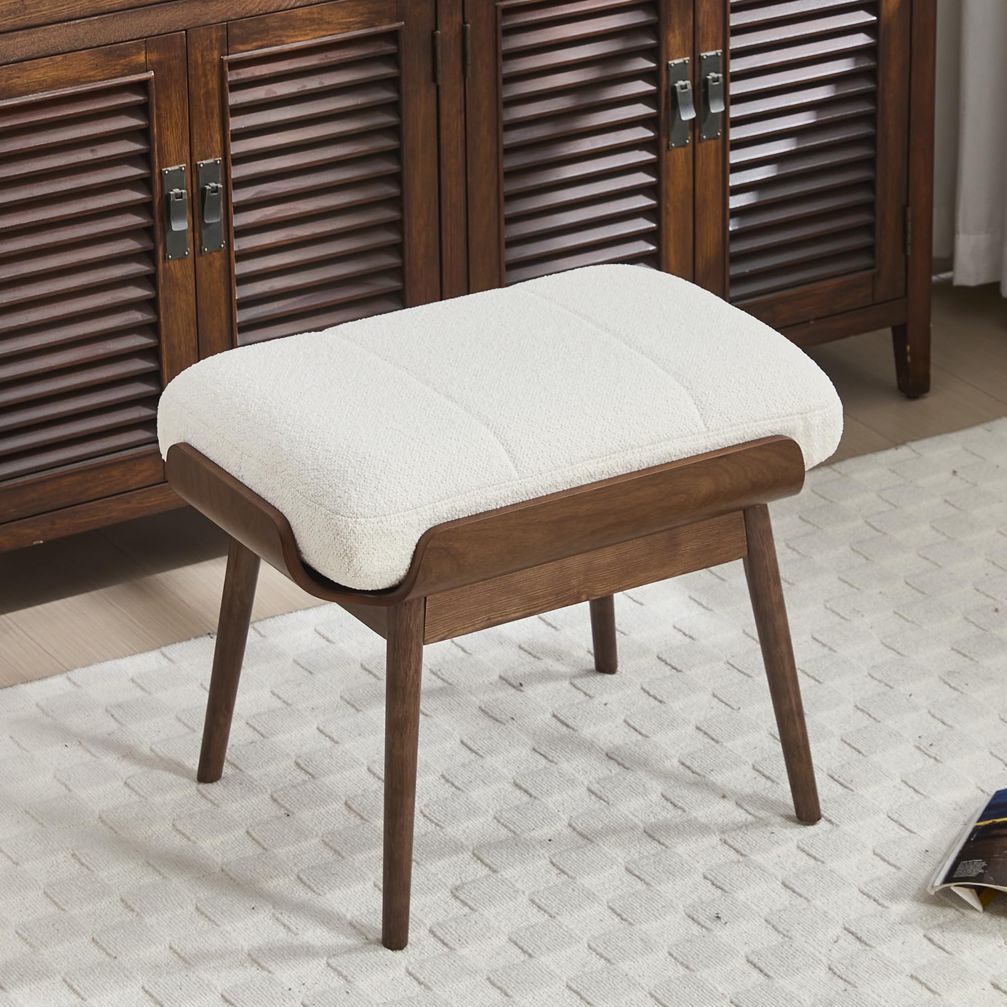 Amazon.com - BFZ Small Ottoman Bench, 25.6" Rectangle Bench Stools with ...