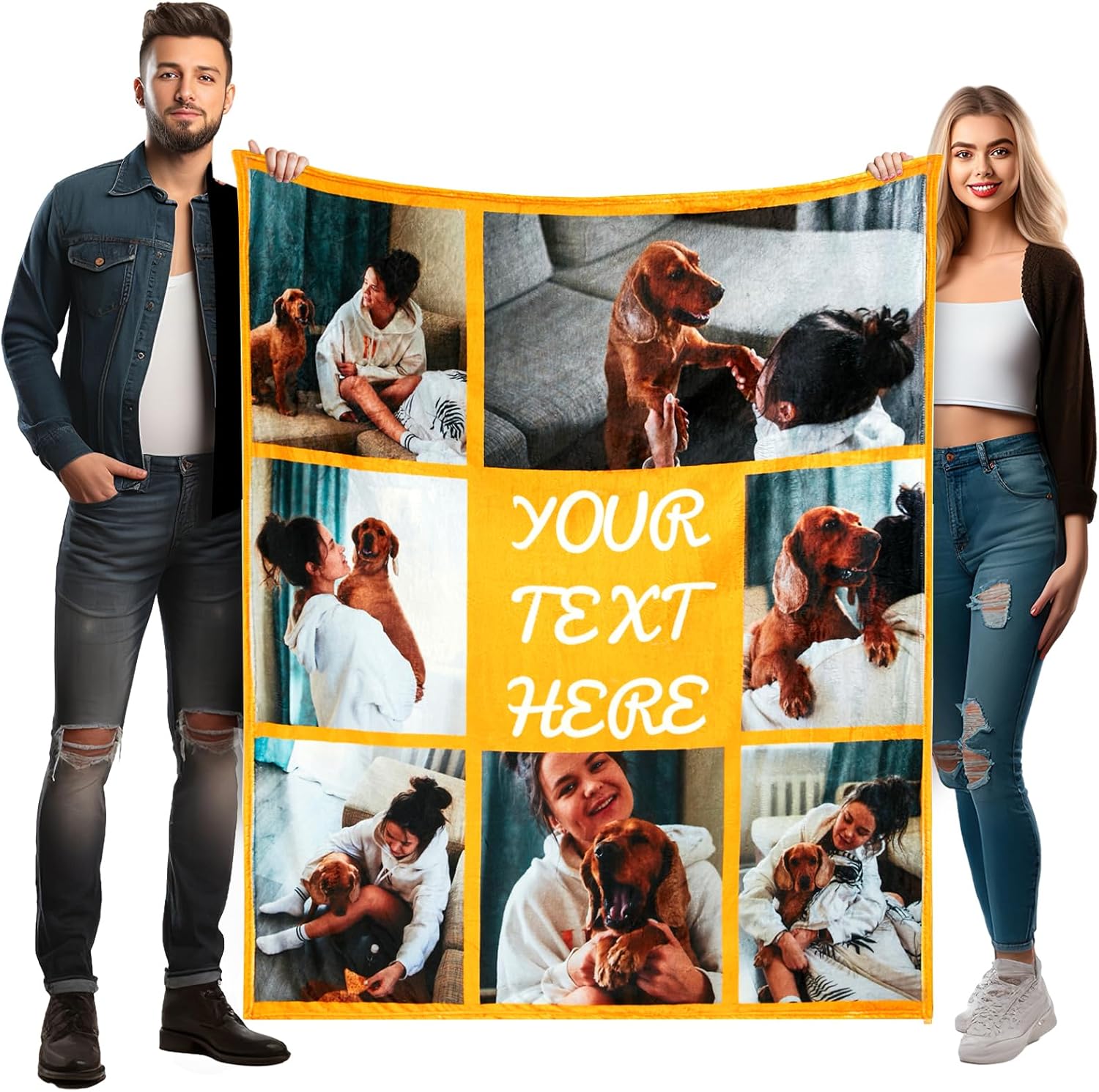 Stepdiy Custom Blankets With 7 Pictures And Text Optional Customized stepdiy-custom-blankets-with-7-pictures-and-text-optional-customized