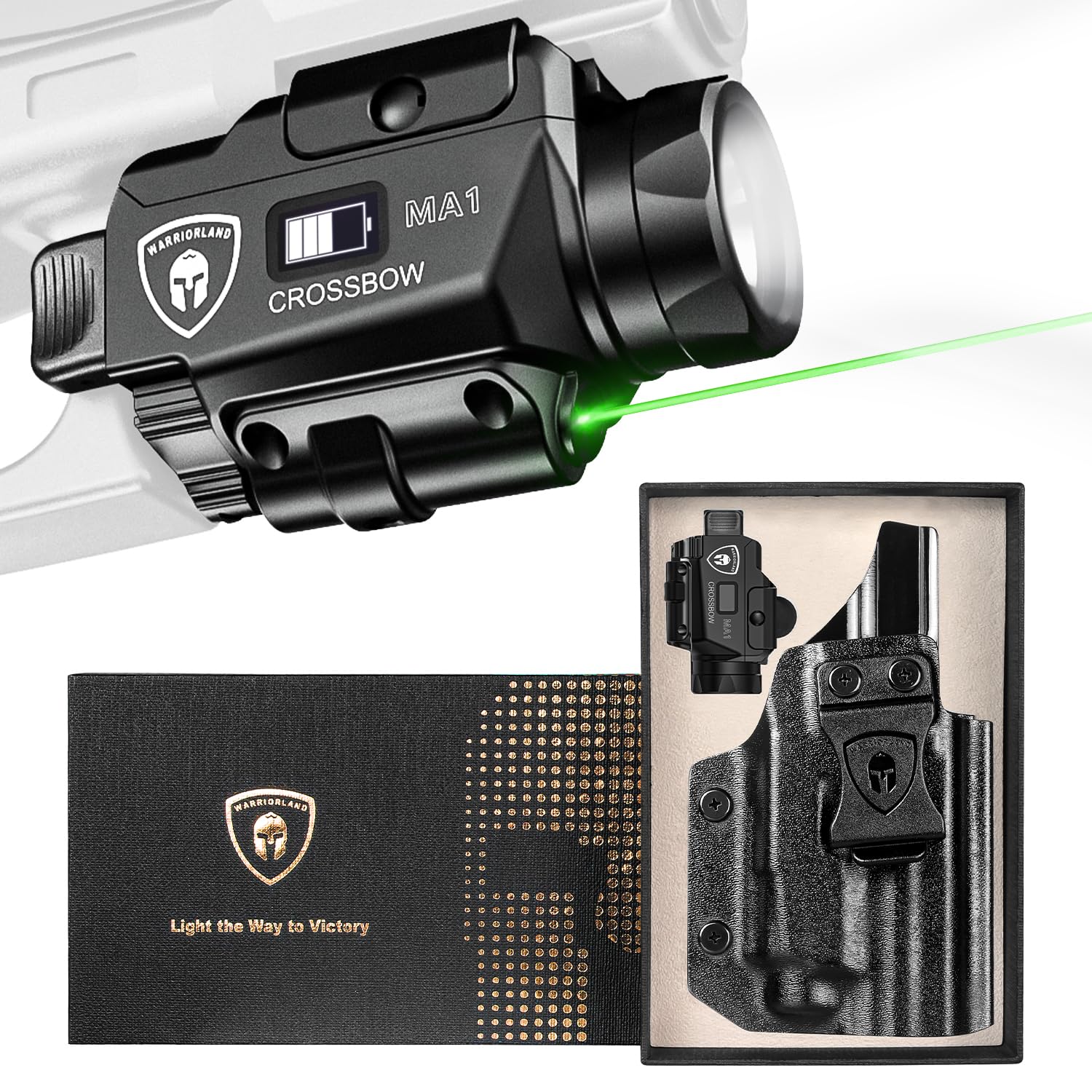 Amazon.com: WARRIORLAND MA1 Laser Light Combo Holster Fit for S&W M&P 9 ...