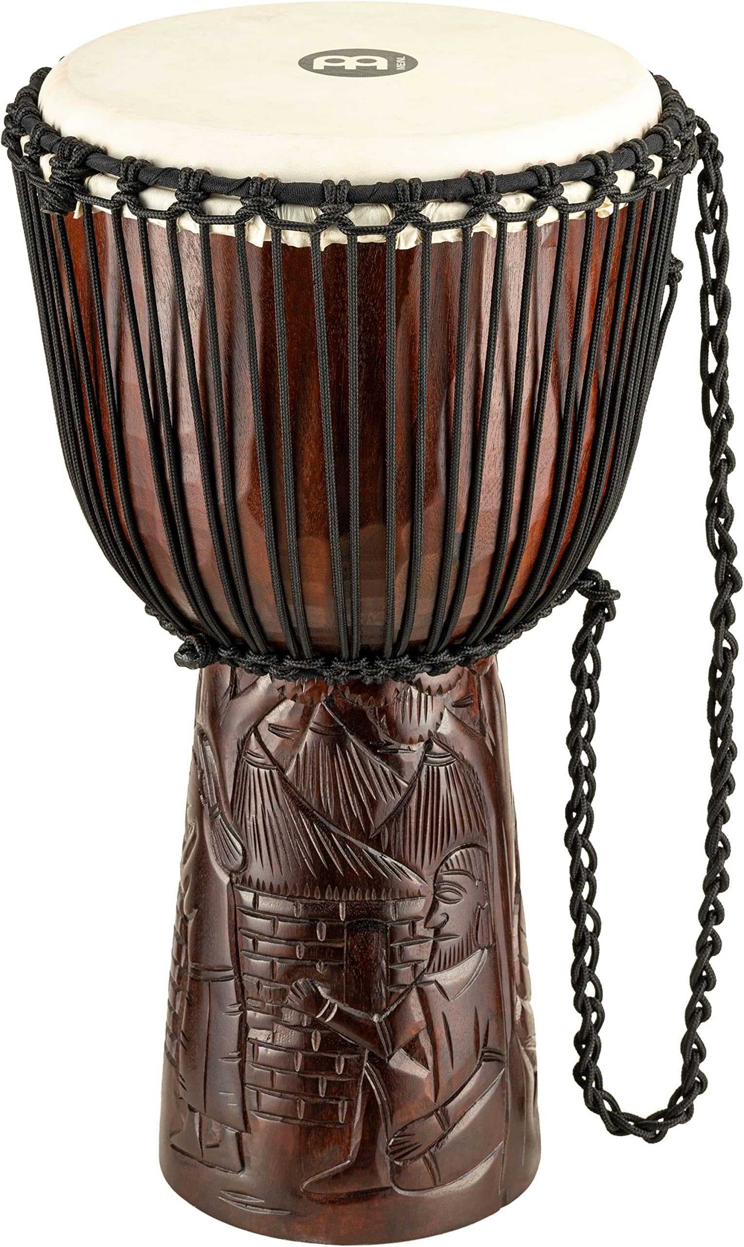 Amazon.com: 20" Tall (M8) Elephants Deep Carved Djembe Bongo Drum with ...