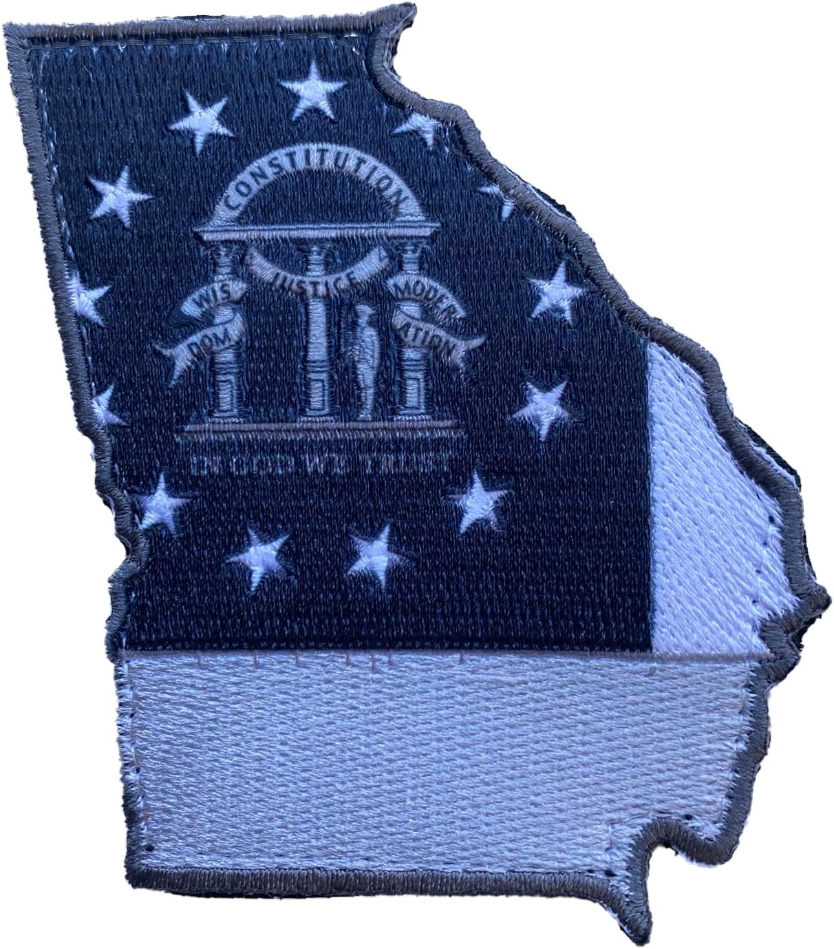 Amazon.com: Die-Cut Georgia Tactical Patch - Black White : Arts, Crafts ...