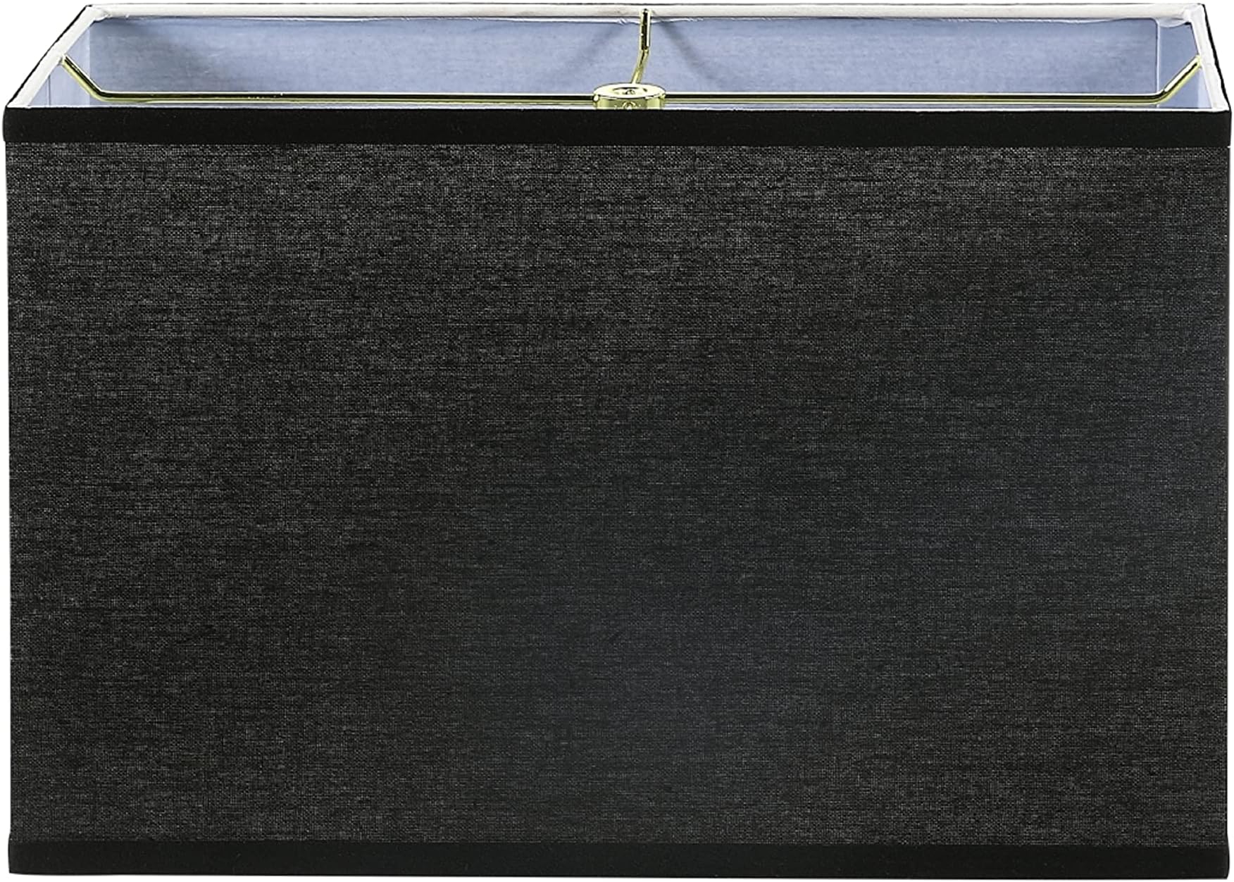 Royal Designs, Inc. Rectangle Hardback Lamp Shade, HB-613-12BLK, Black ...