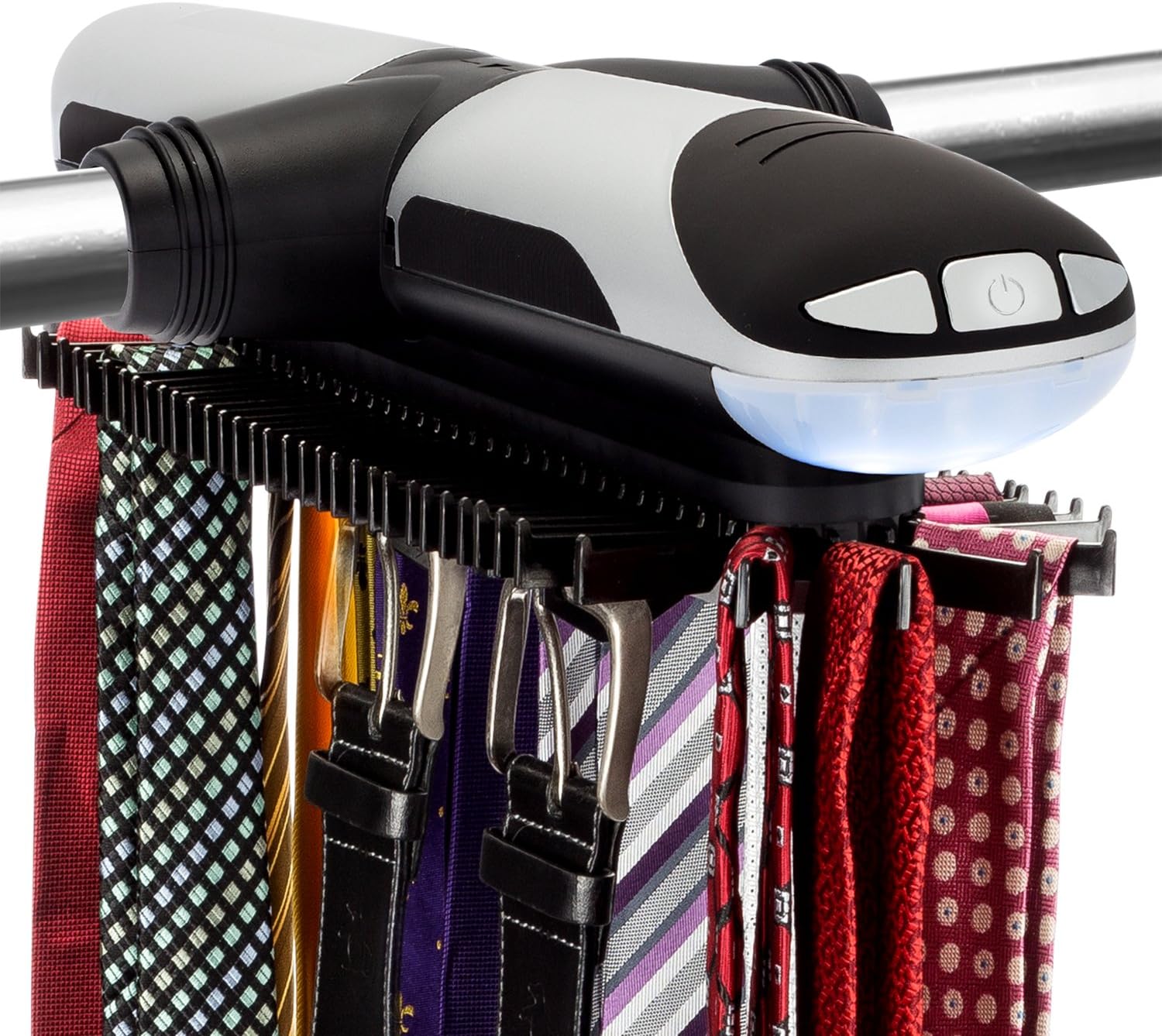 Amazon.com: Sterline Automatic Motorized Revolving Tie and Belt Rack ...