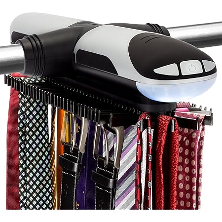 Amazon.com: Sterline Automatic Motorized Revolving Tie and Belt Rack ...