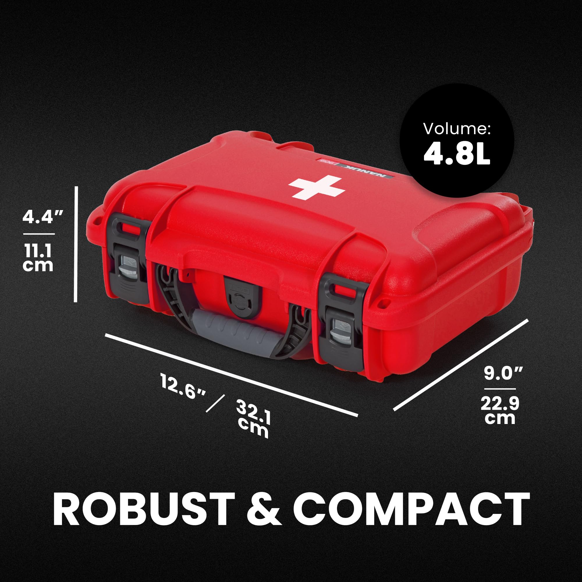 Snapklik.com : NANUK 909 Waterproof First Aid Box Empty Durable ...