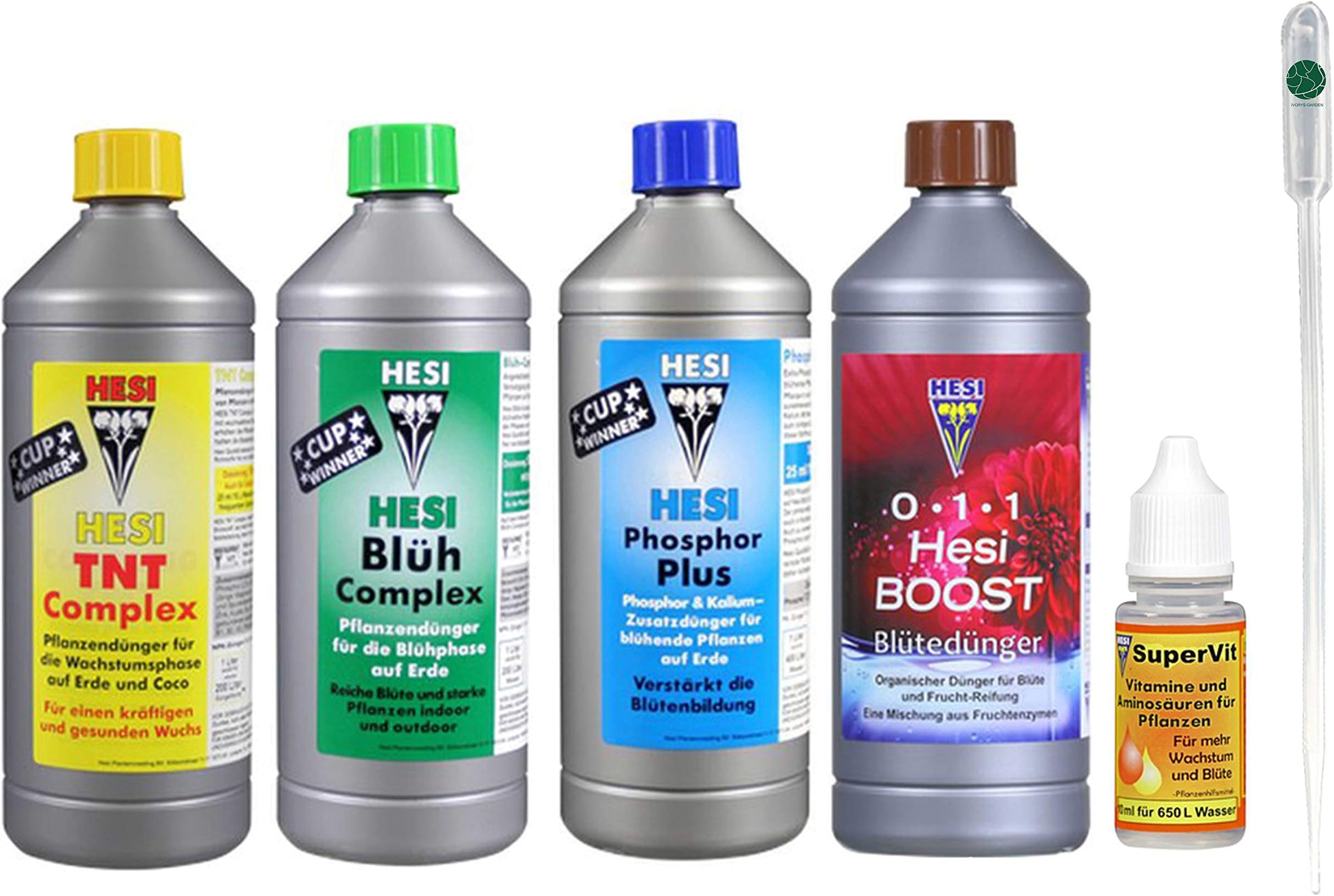 HESI Pack indoor & outdoor mini Starter Kit Starterbox Erde Dünger Set ...