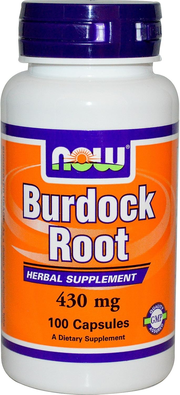 Amazon.com: NOW Burdock Root 430mg , 100 Capsules (Pack of 4) : Health ...