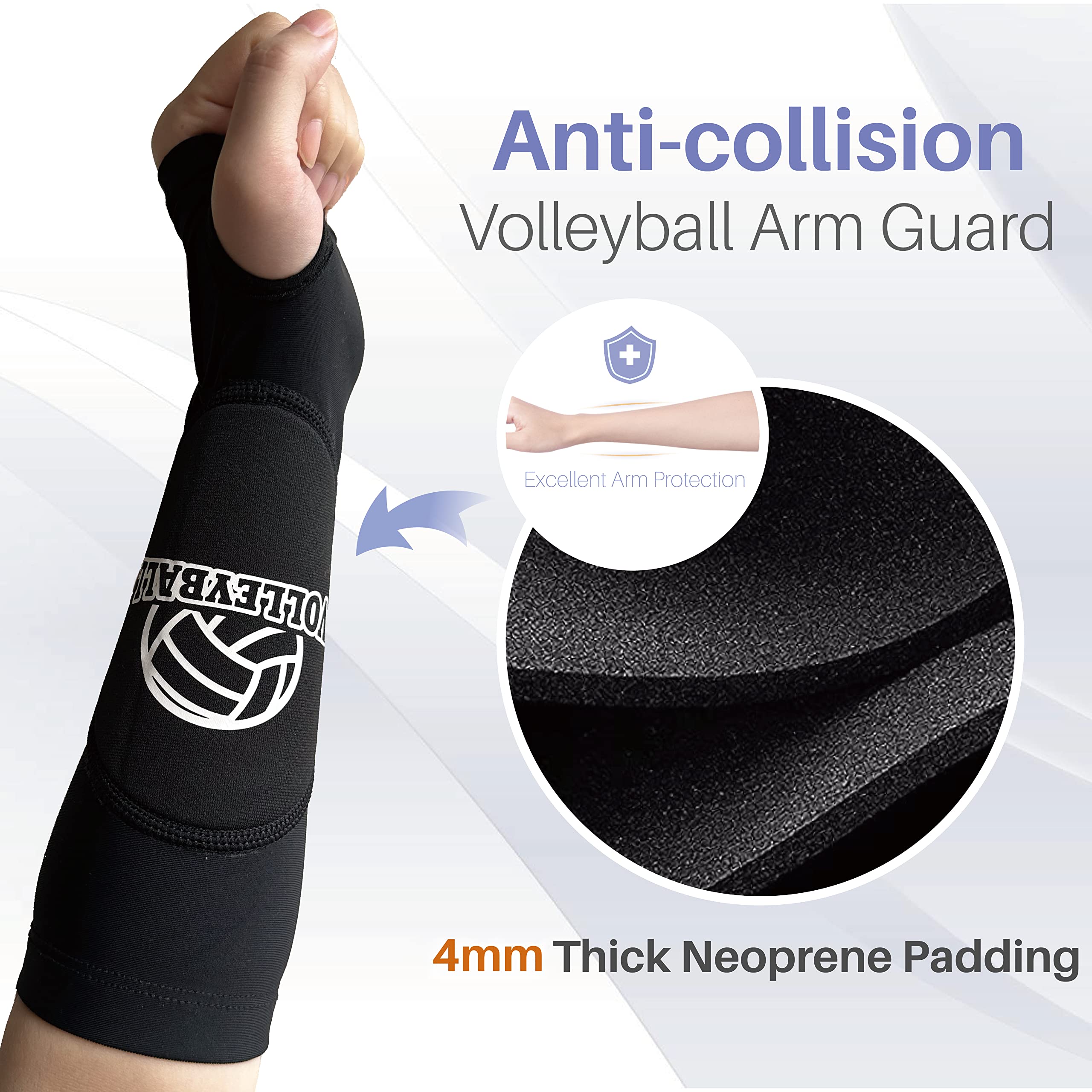Snapklik.com : Koalarun Volleyball Arm Sleeves For Girls Padded Passing ...