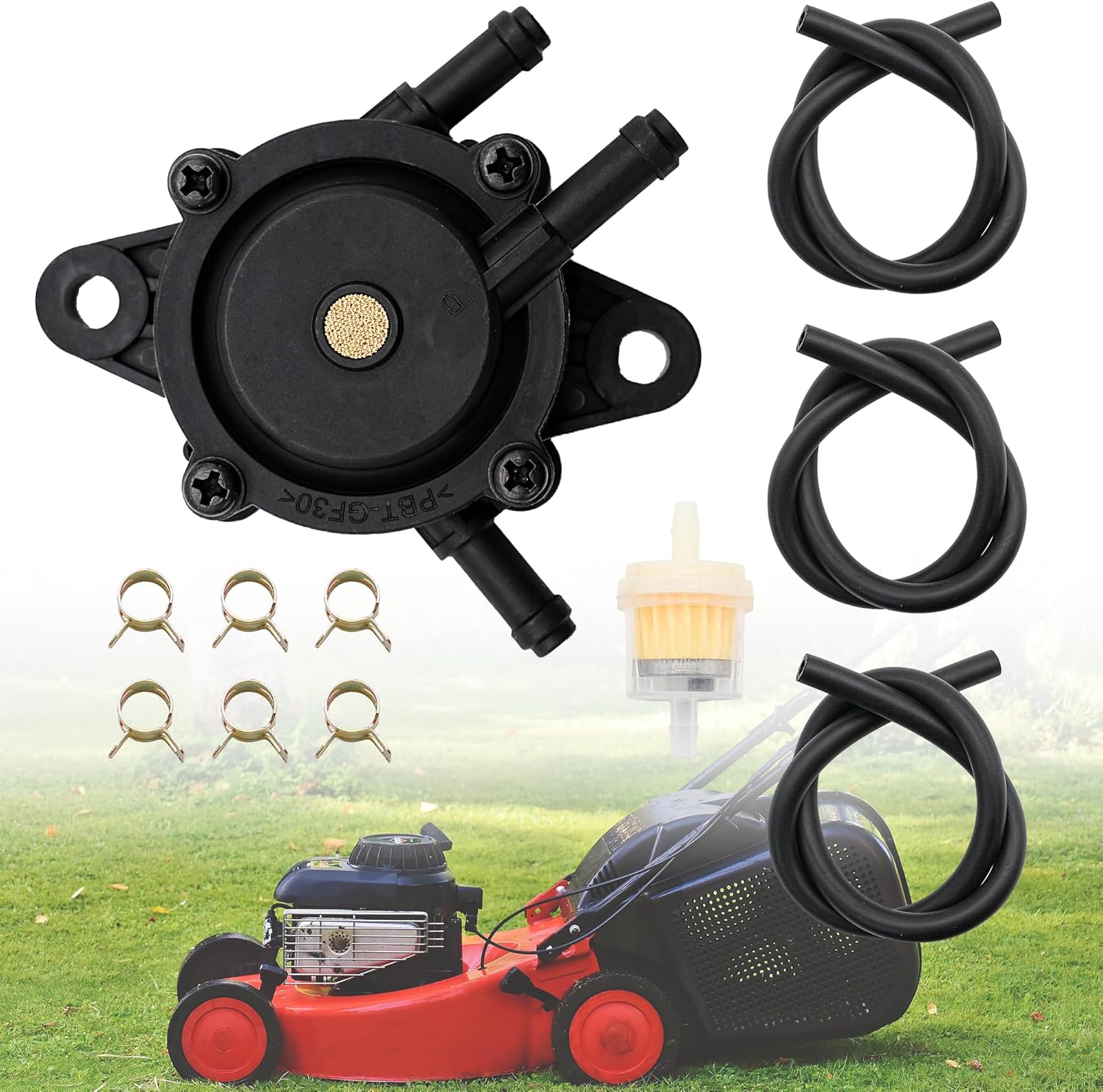 Amazon.com: 491922 Fuel Pump with Filter and Oil Hose Fit For Kohler ...
