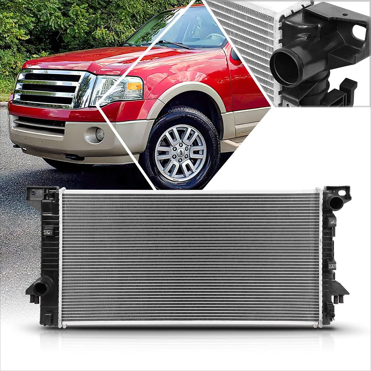 Amazon.com: DPI-13045 OE Factory Style Aluminum Core Radiator ...