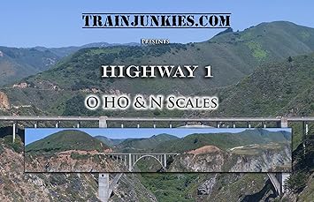 Amazon.com: Highway 1 Model Railroad Backdrop (HO Scale) : Arts, Crafts ...