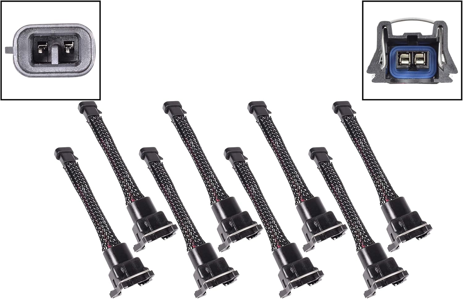 Amazon.com: ICT Billet Wire Harness Adapter Compatible with Mini Delphi ...