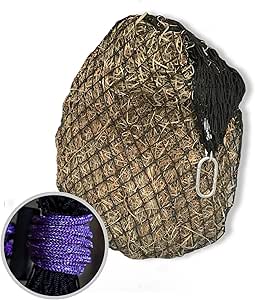 Amazon.com: Hay Chix Hay Net for Horses | Slow Feed Hay Bag Feeder ...