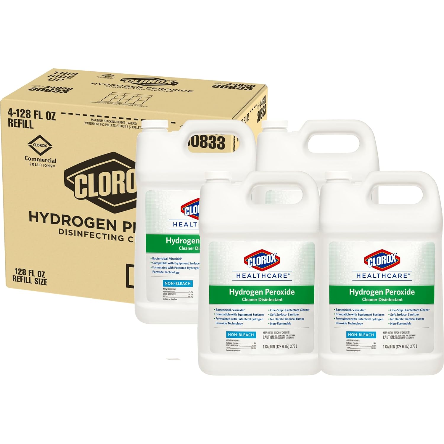 Amazon.com: Clorox Healthcare Hydrogen Peroxide Cleaner Disinfectant ...