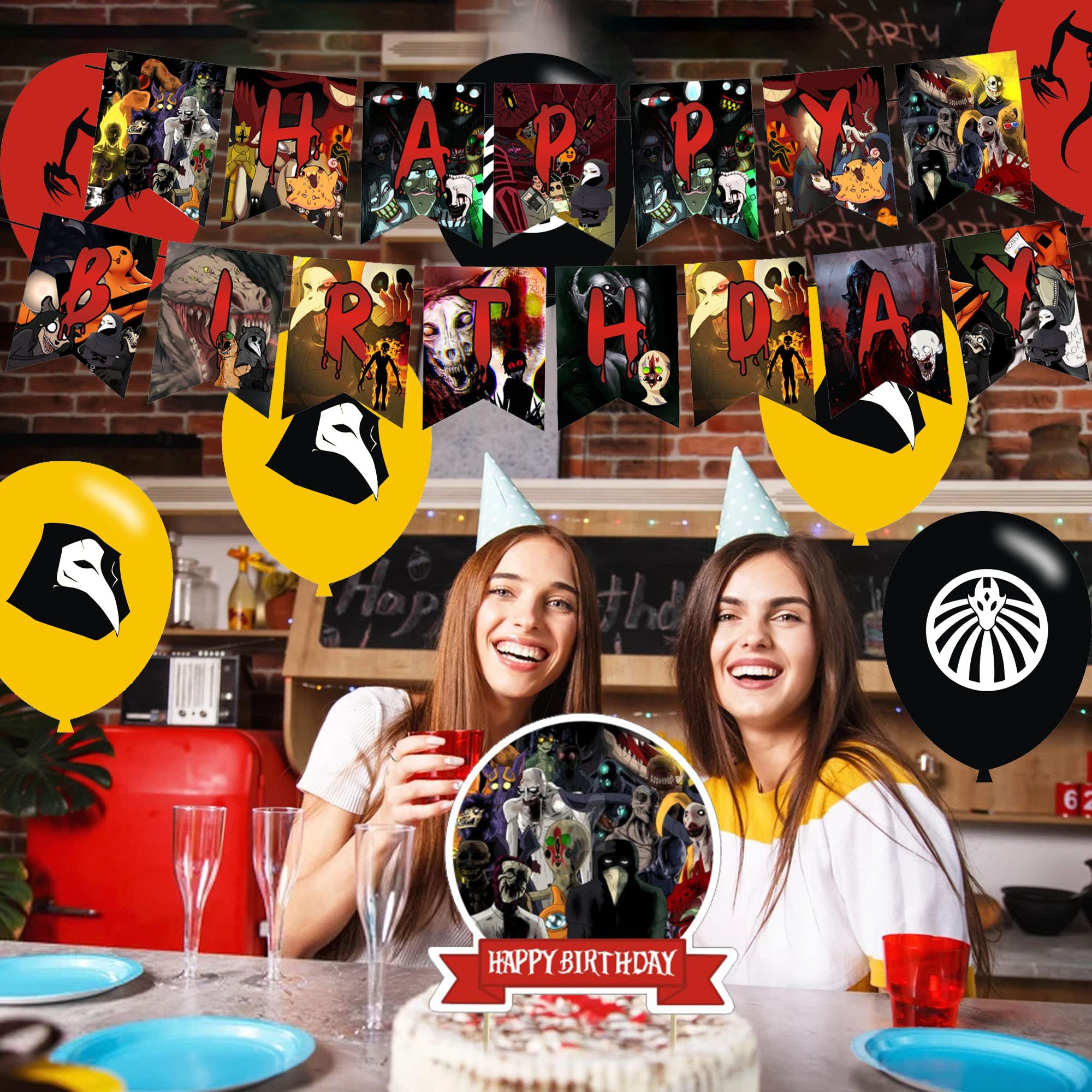 SCP Foundation Party Decorations,Birthday Party Supplies For SCP ...