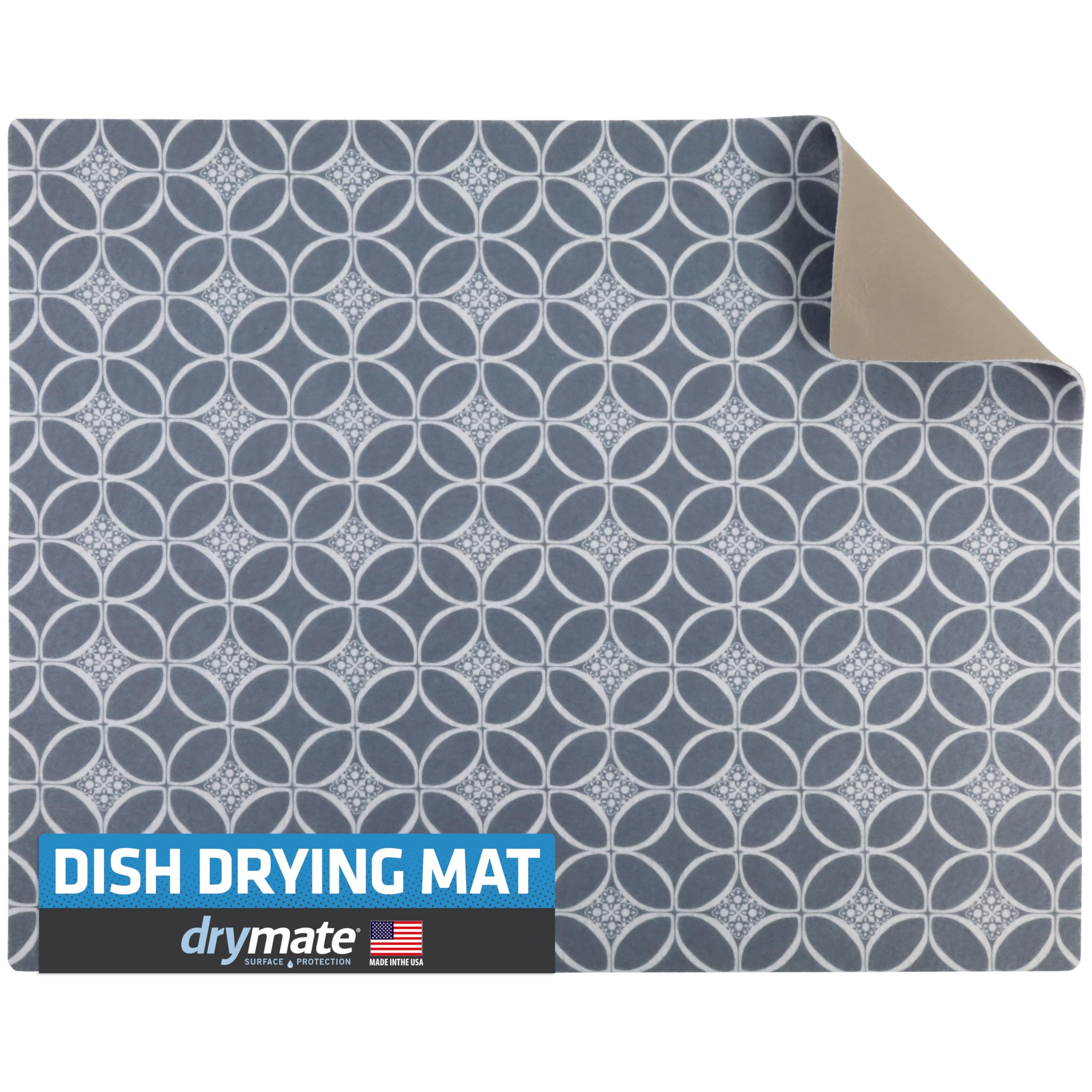 Amazon.com: Drymate XL Dish Drying Mat, Oversized (19”x24”), Low ...