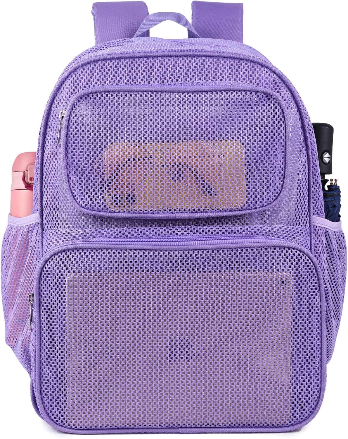 Amazon.com | COVAX Large Mesh Backpack, Semi-transparent College ...