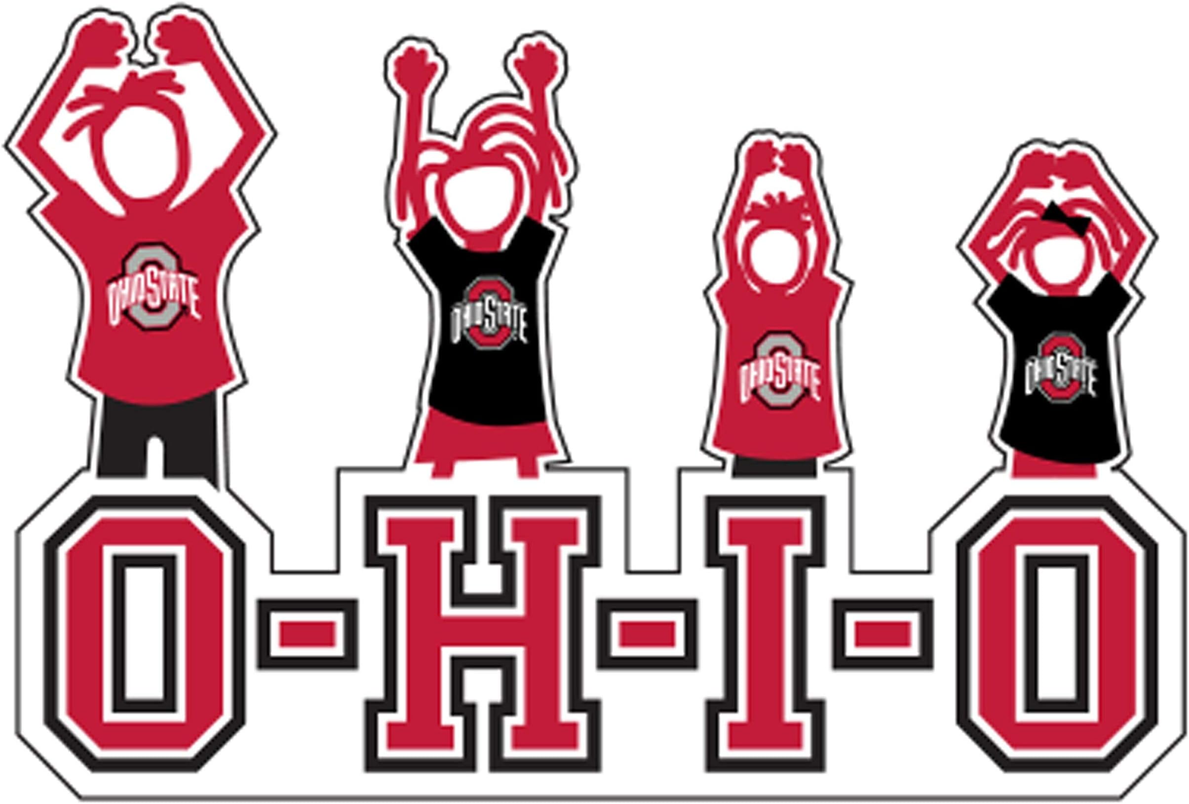 Amazon.com: Ohio State University Decals (O-H-I-O (6 in), 6 in ...
