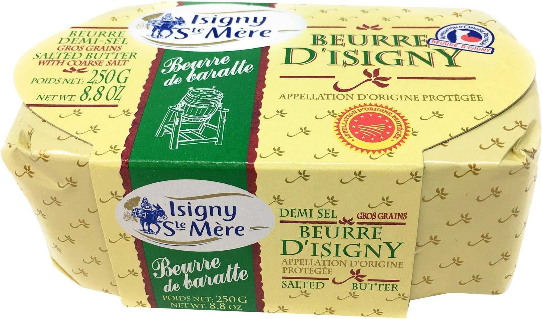 Amazon.com: LES PRES SALES Sea Salt Camargue Butter 8.8 oz (8 units ...