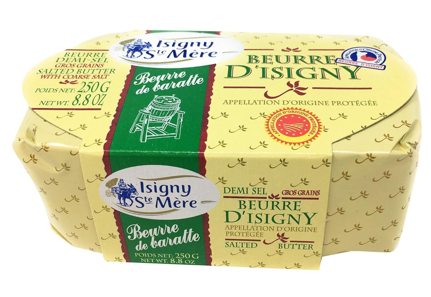 Amazon.com: ISIGNY STE MERE Salted Churned Butter, 8.8 OZ : Grocery ...