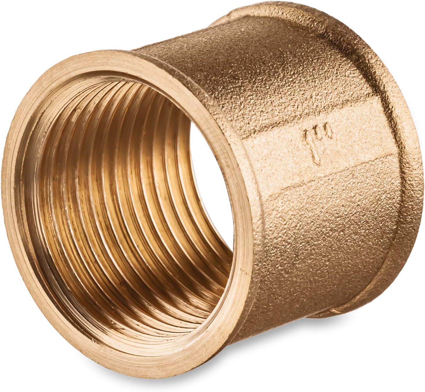 Amazon.com: Coupling 1 inch Brass Pipe Fittings 1"x1" Female Threaded ...