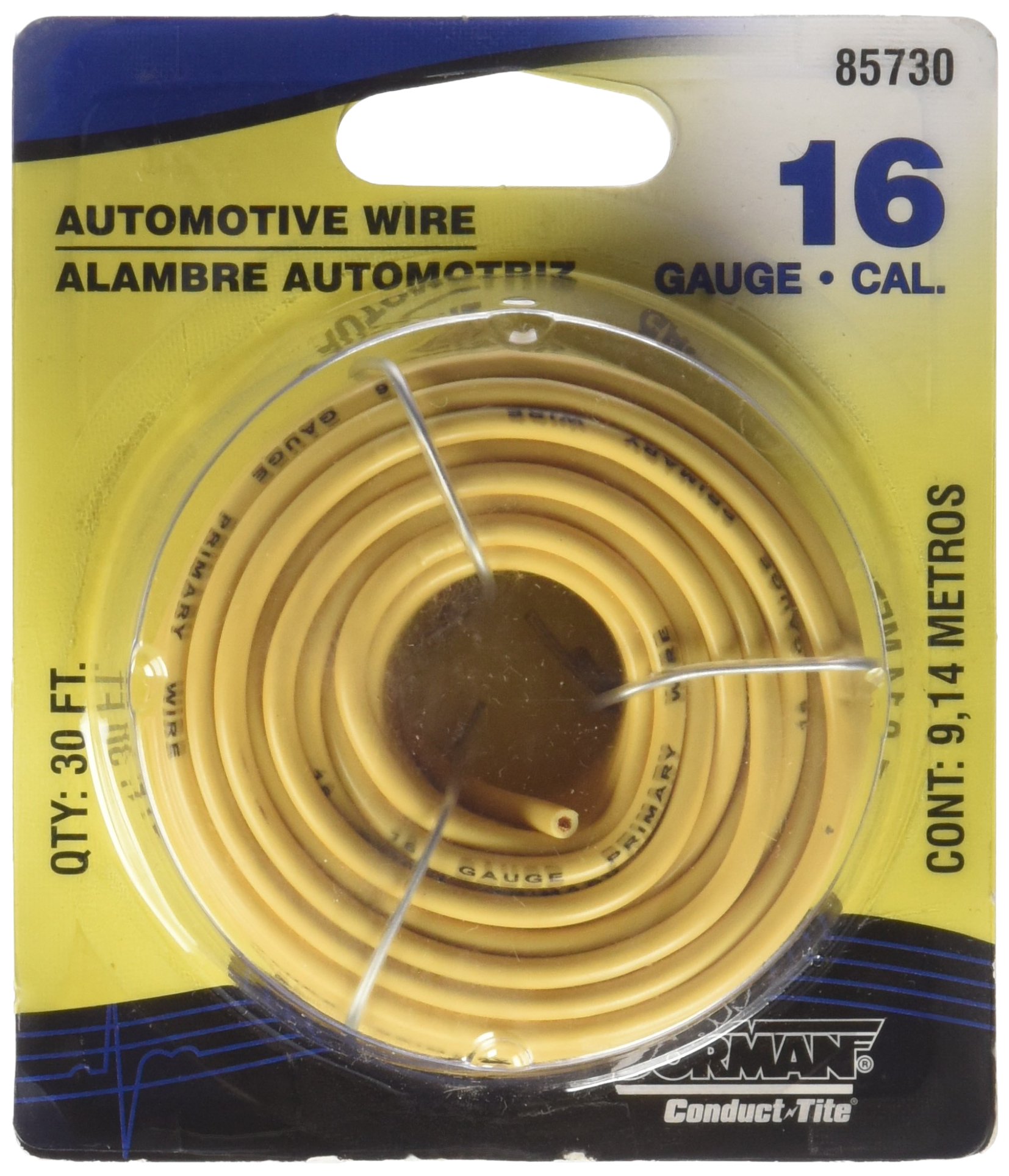 Amazon.com: Dorman Help! 85730 Prmy Wire Yel 16Gauge 30', Yellow ...
