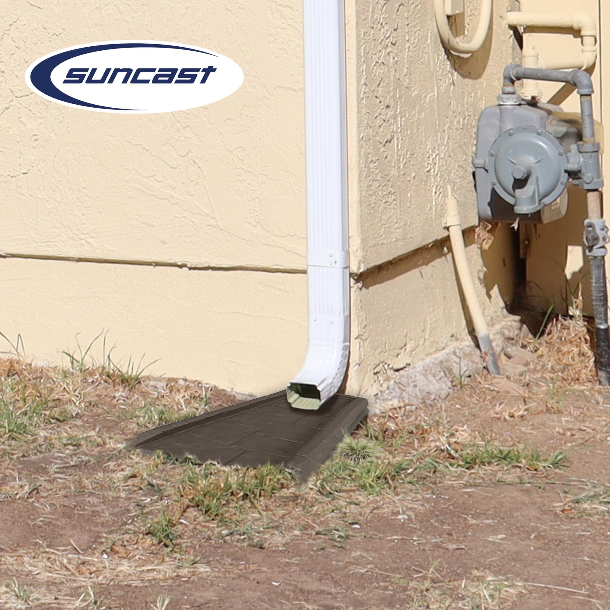 Snapklik.com : Suncast Outdoor System Protective Decorative Rain Gutter ...