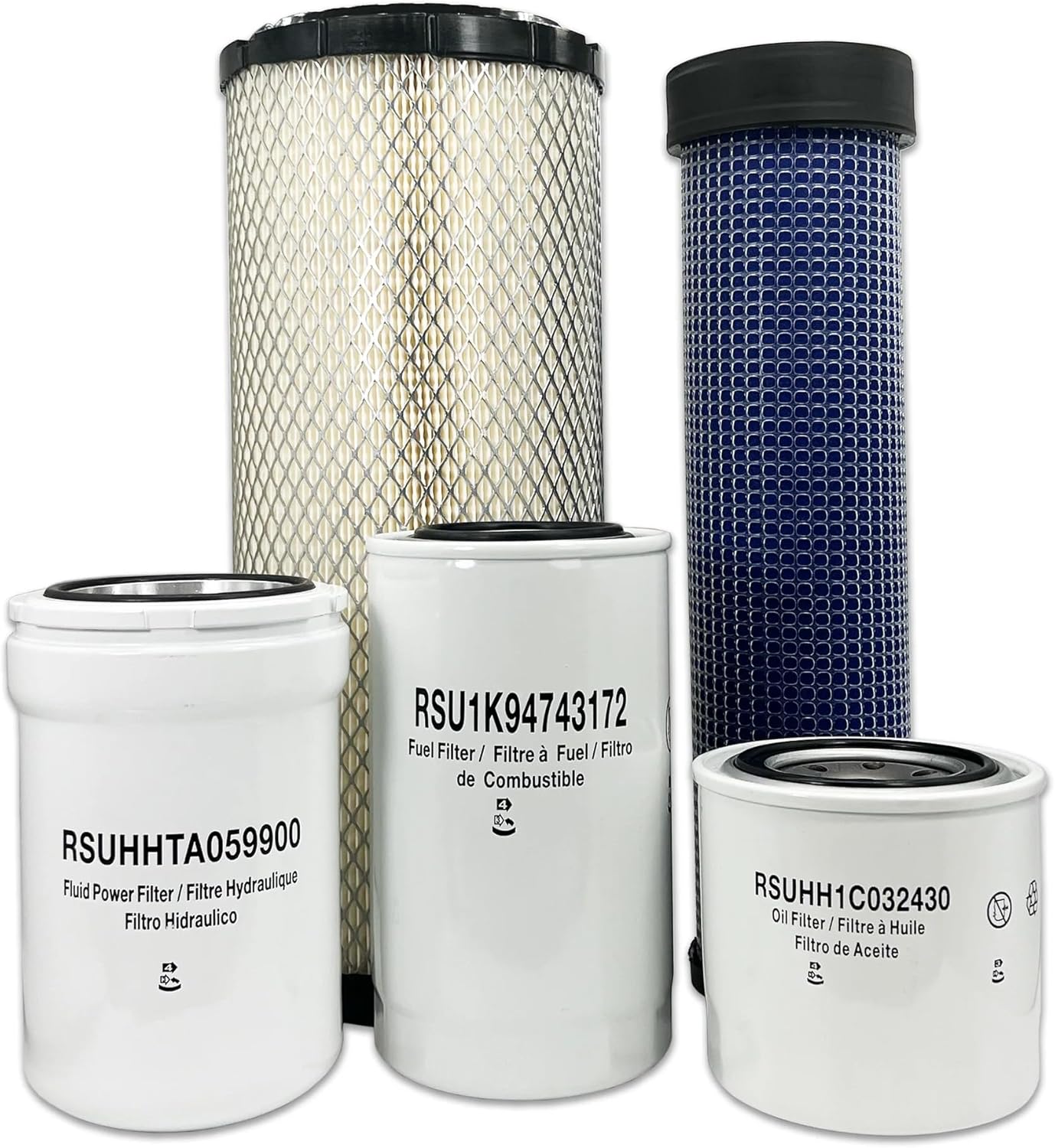 Amazon.com: HERO Maintenance Filter Kit For Kubota SSV65 Skid Steer ...