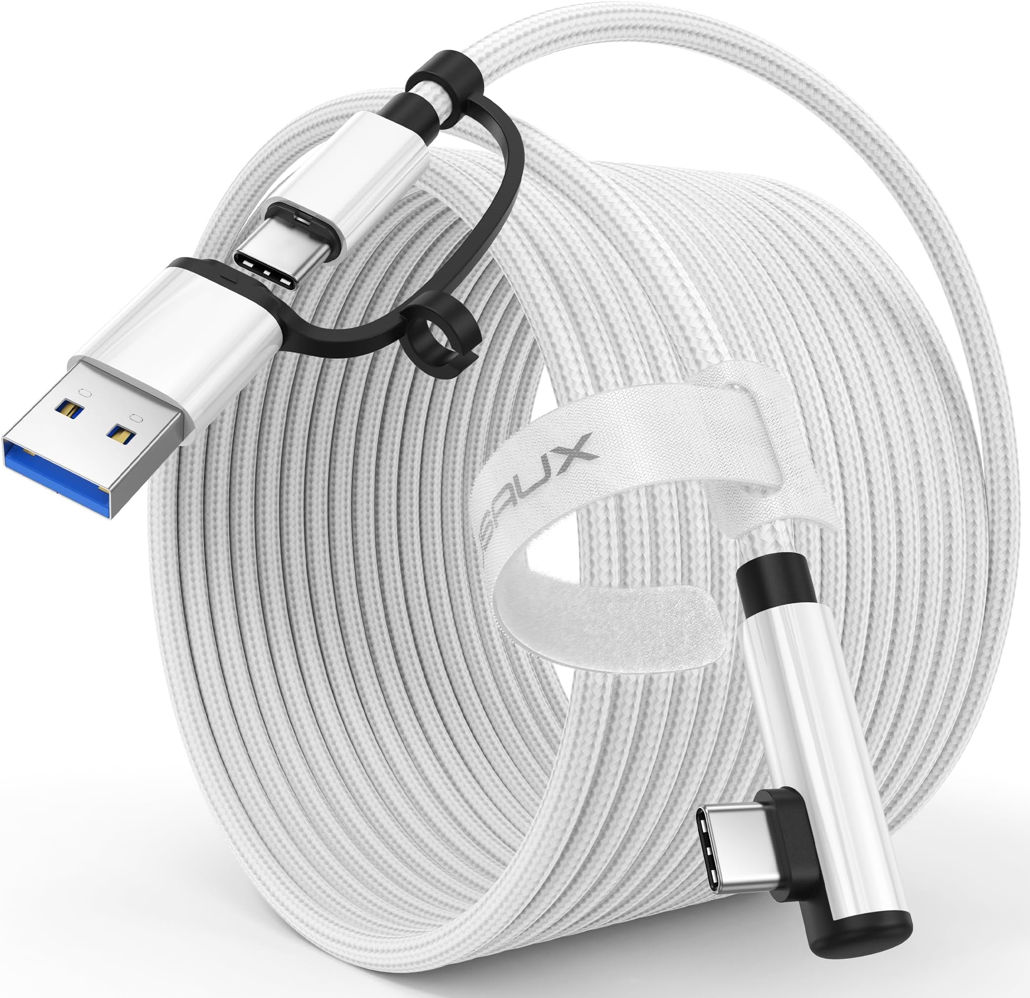 Amazon.com: JSAUX 2-in-1 Link Cable 16 FT Compatible with Meta/Oculus ...