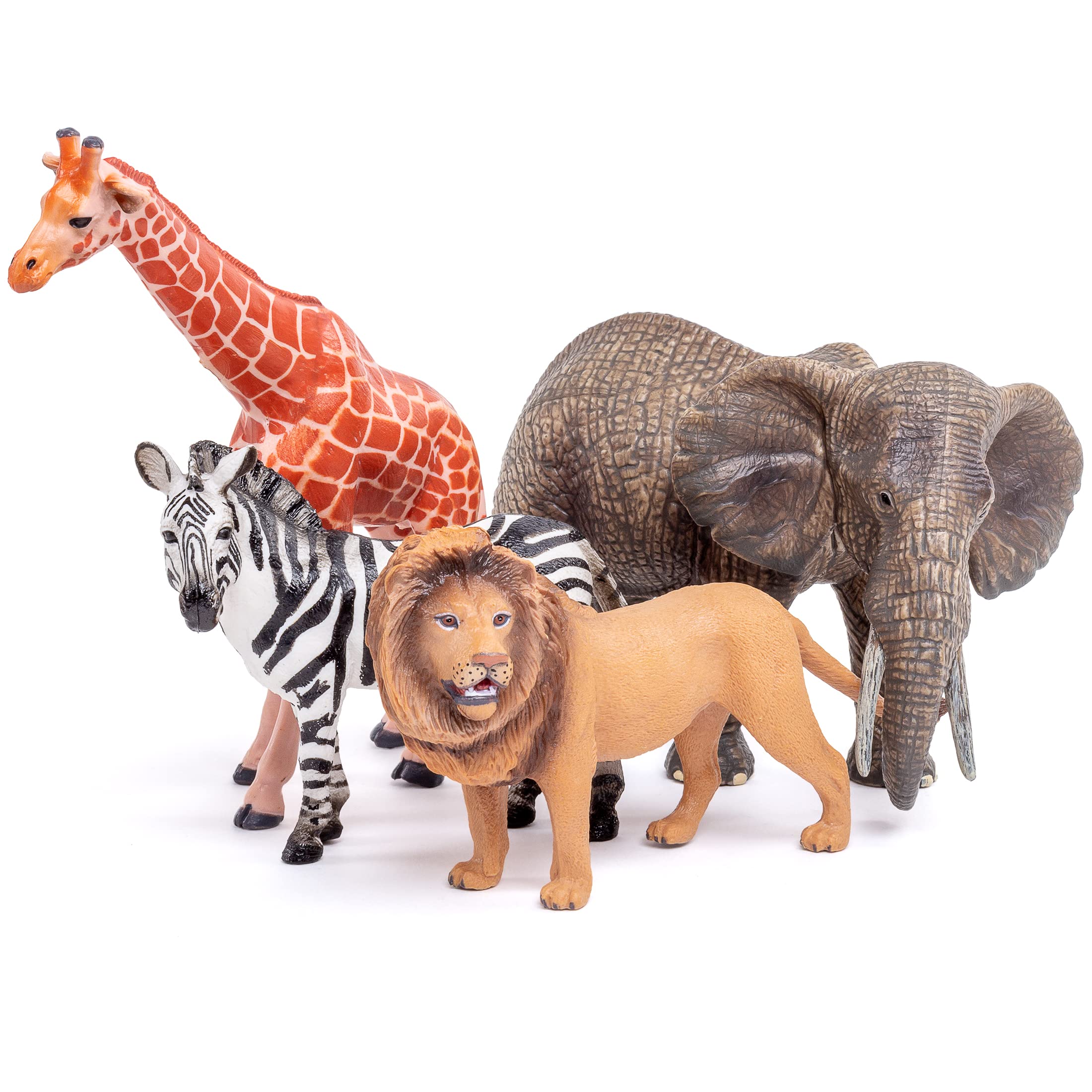 Snapklik.com : Stages Play Builder: Wild Animals Plastic Figurines ...