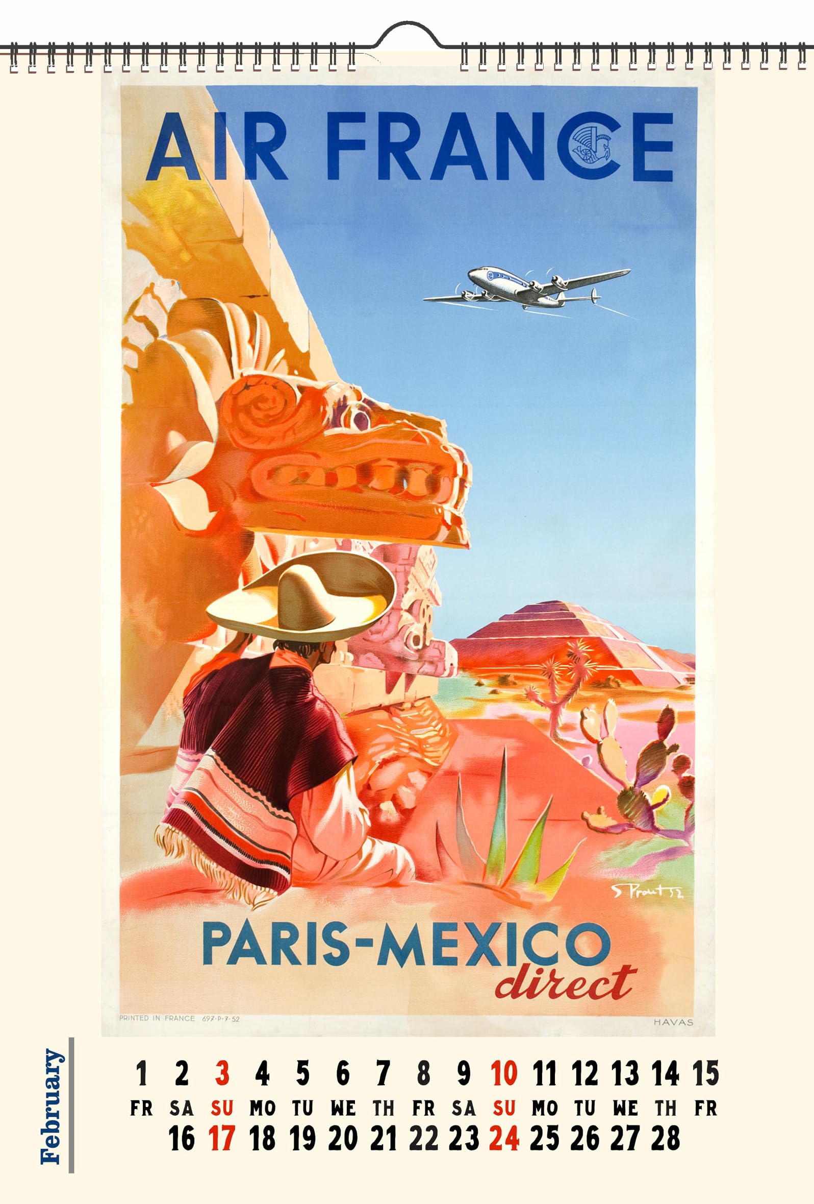 Mexican Vintage Calendars Amazon.com: 1 Panel Wall Art Ancient Mayan