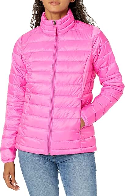 Amazon.co.uk: pink puffer jacket: Clothing