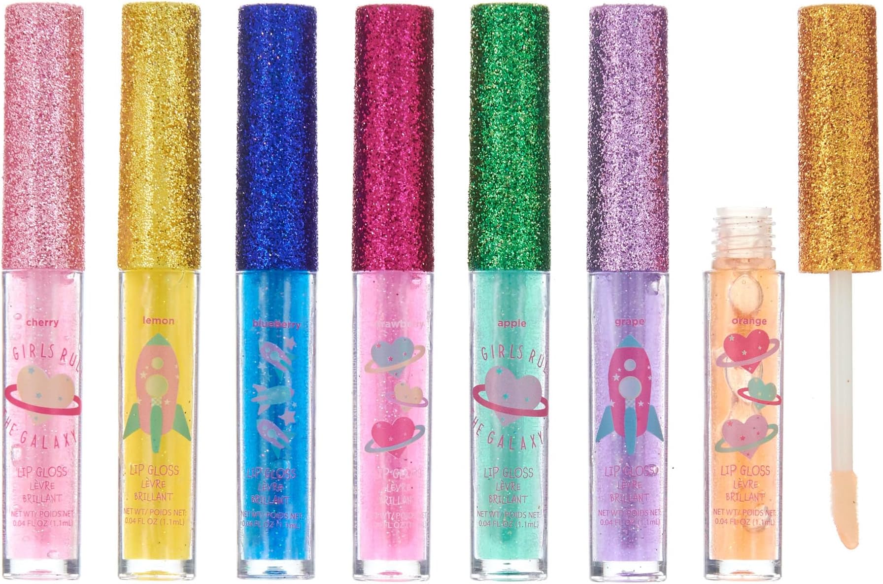 Amazon.com : Mebtmel Cute Lip Gloss for Kids, 8PCS Glitter Girls Lip ...