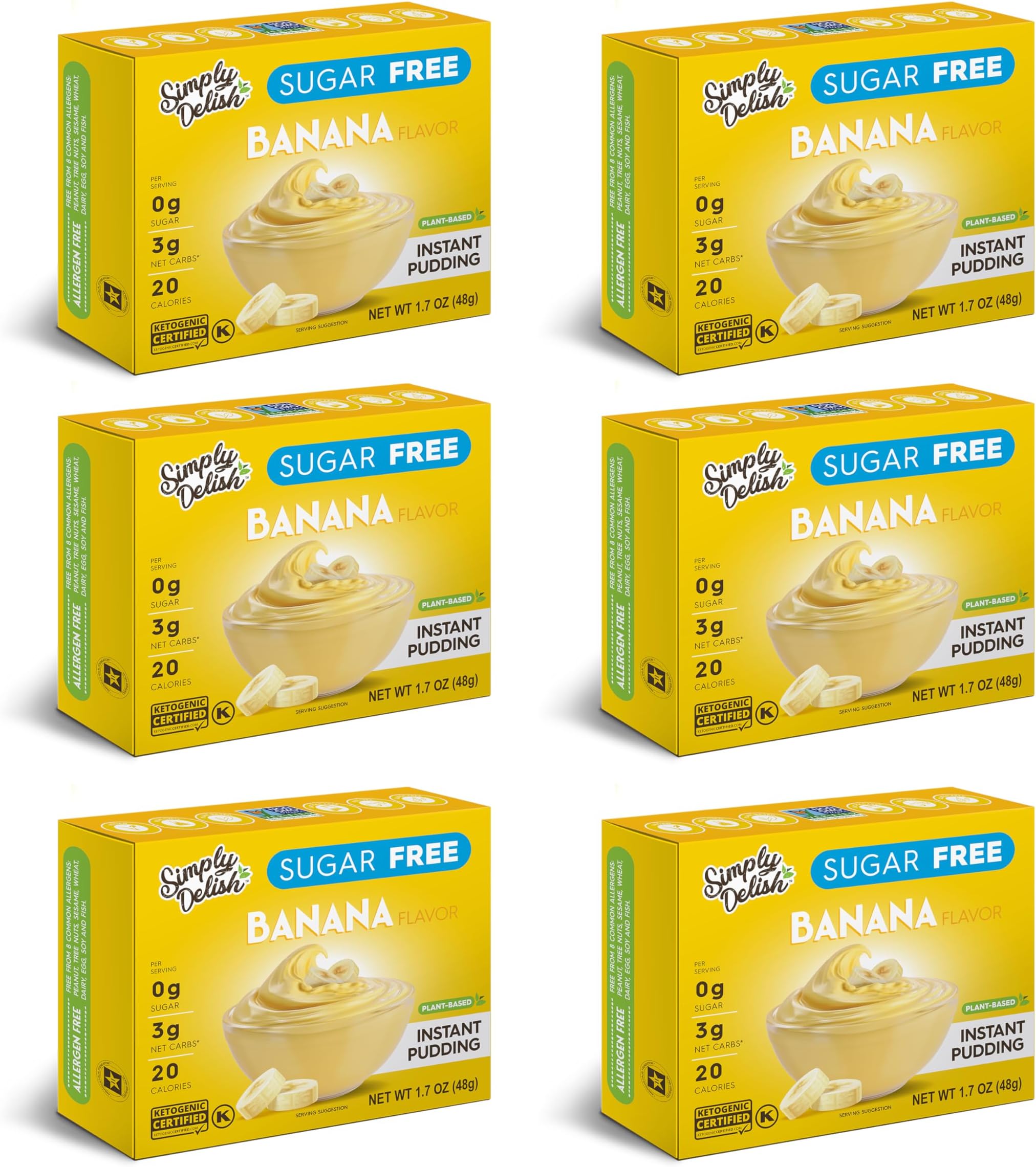 Amazon.com : Jell-O Instant White Chocolate Sugar-Free Fat Free Pudding ...