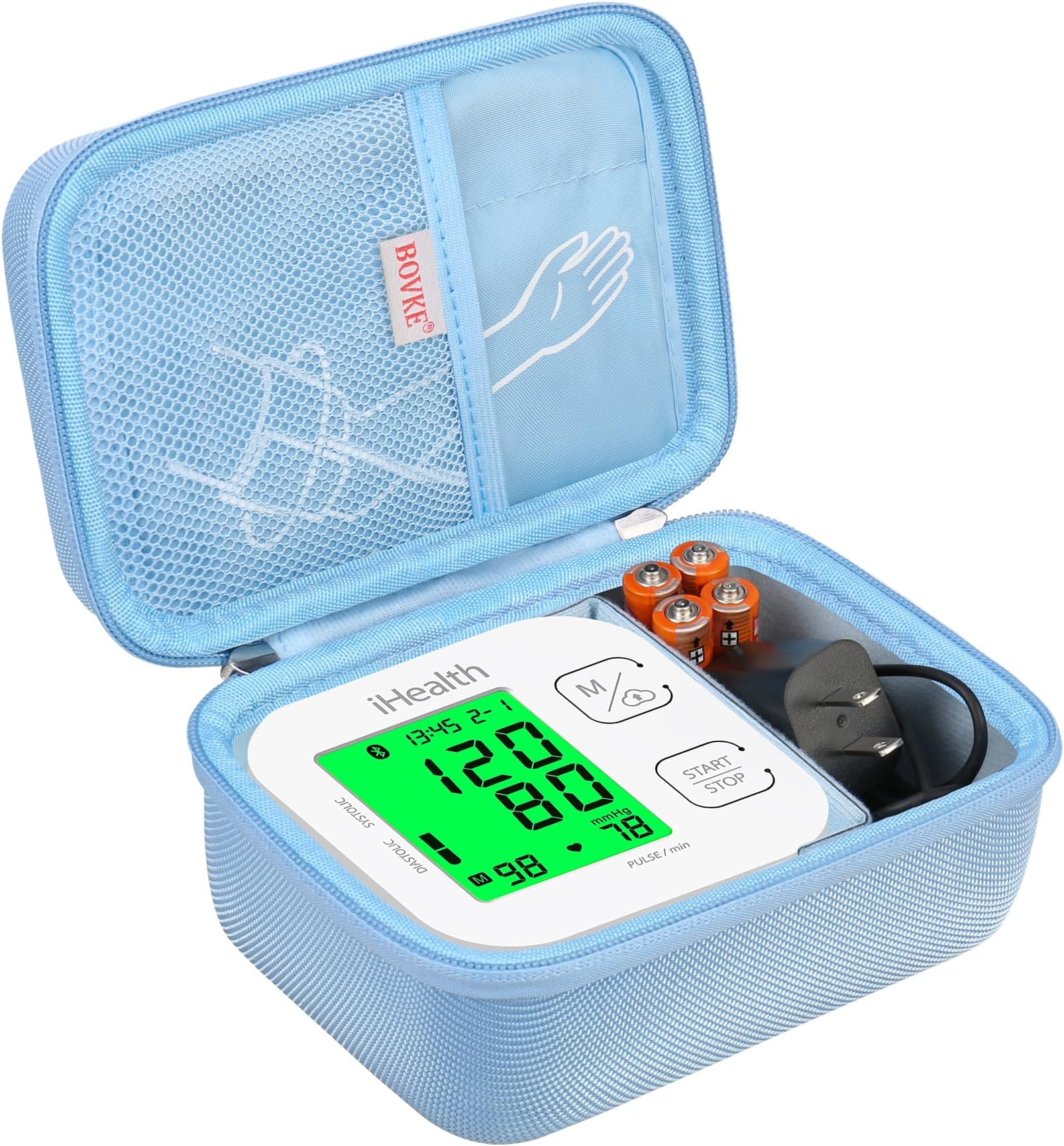 Amazon.com: BOVKE Carrying Case for iHealth Track Smart Upper Arm Blood ...