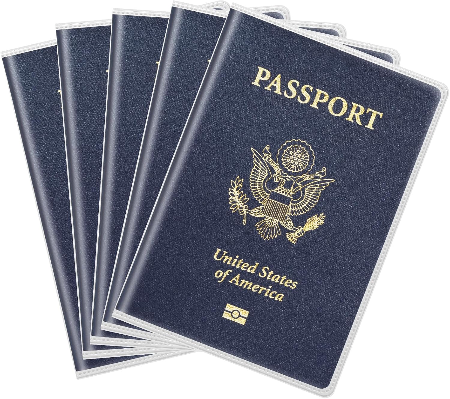 Amazon.com | CINDALOG 5 Pack Clear Passport Cover, Lightweight Passport ...