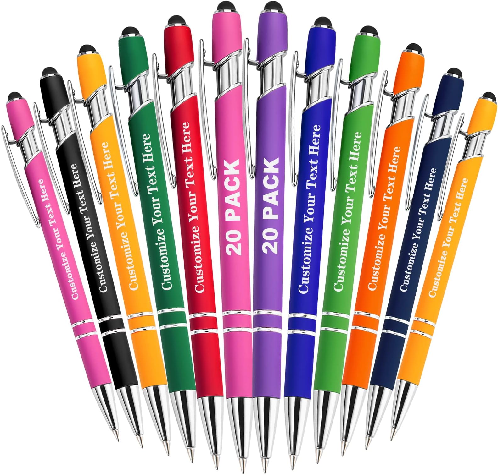 Amazon.com : Slocenk Personalized Custom Pens in Bulk Customized ...