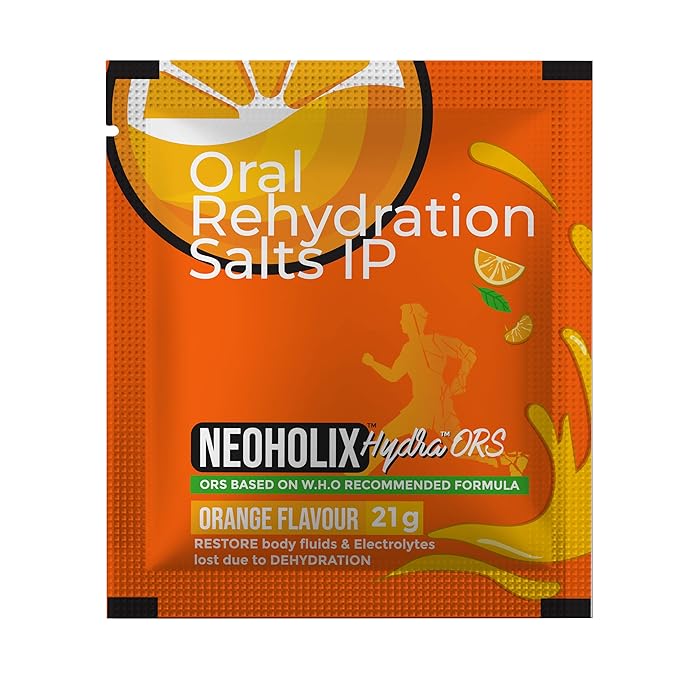 NeoHolix Hydra ORS Orange - 21g Sachet : Amazon.in: Health & Personal Care