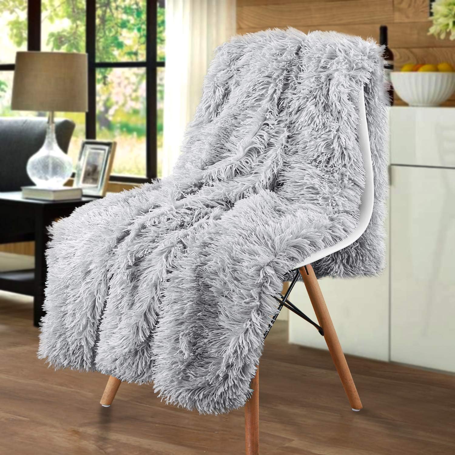 Lions HUG & SNUG Fluffy Fur Throw Blanket Large Sofa Bed Warm Cosy ...