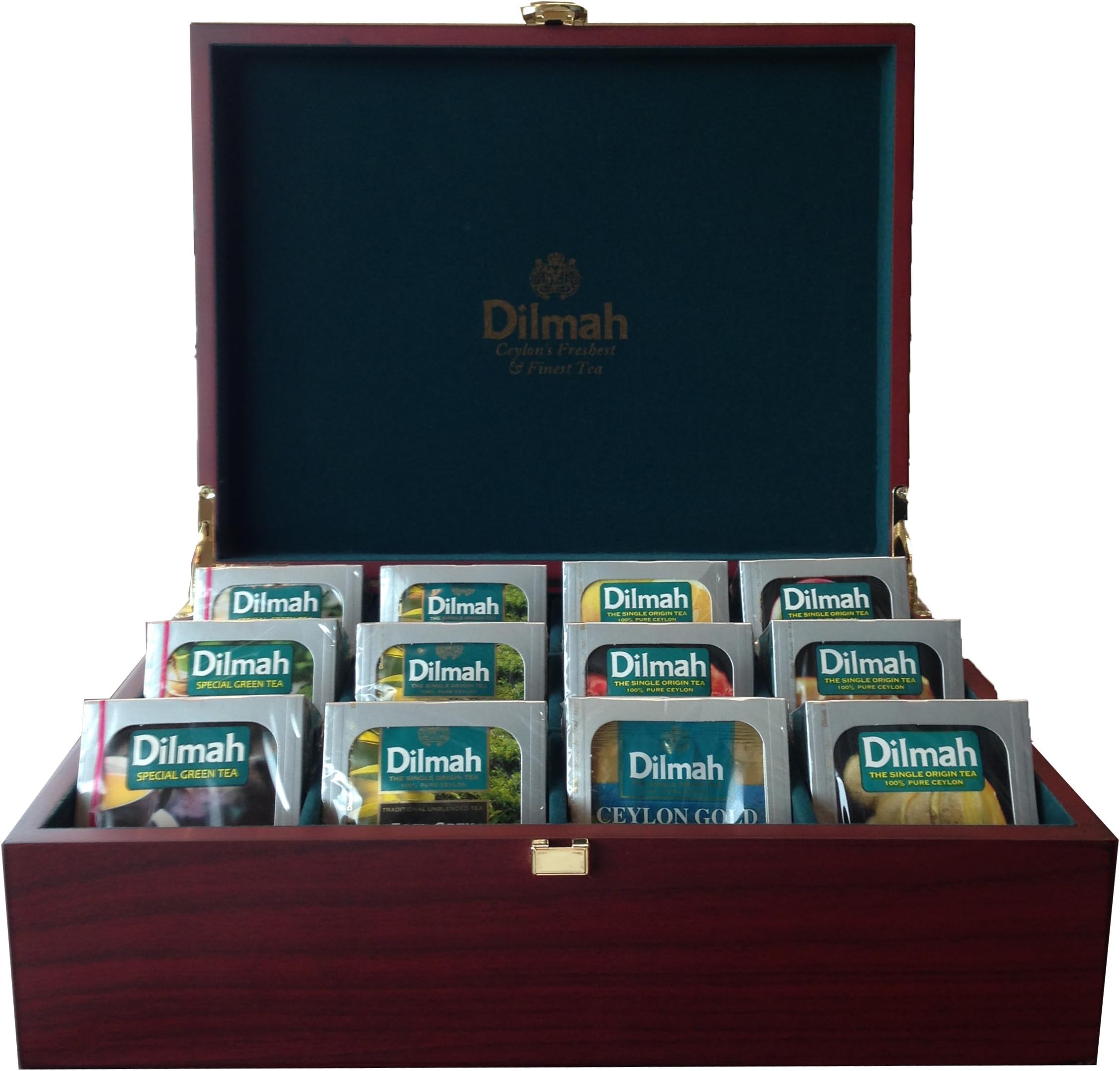 Amazon.com : Dilmah Pure Ceylon Green Tea, Individually Wrapped Bags ...